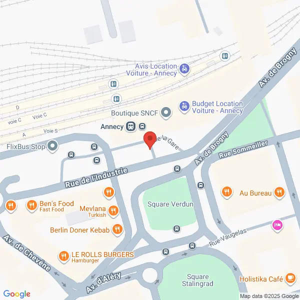 Arrêt BlaBlacar bus : Annecy - Gare Routière