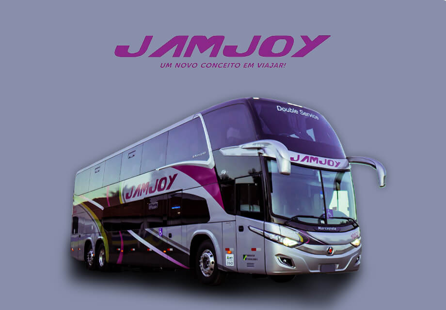 Viação Jamjoy: Passagens de Ônibus em até 12x
