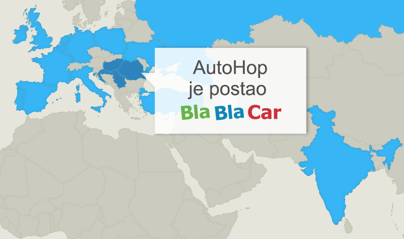 BlaBlaCar je od sada prisutan u Srbiji, Mađarskoj, Hrvatskoj i Rumuniji ...